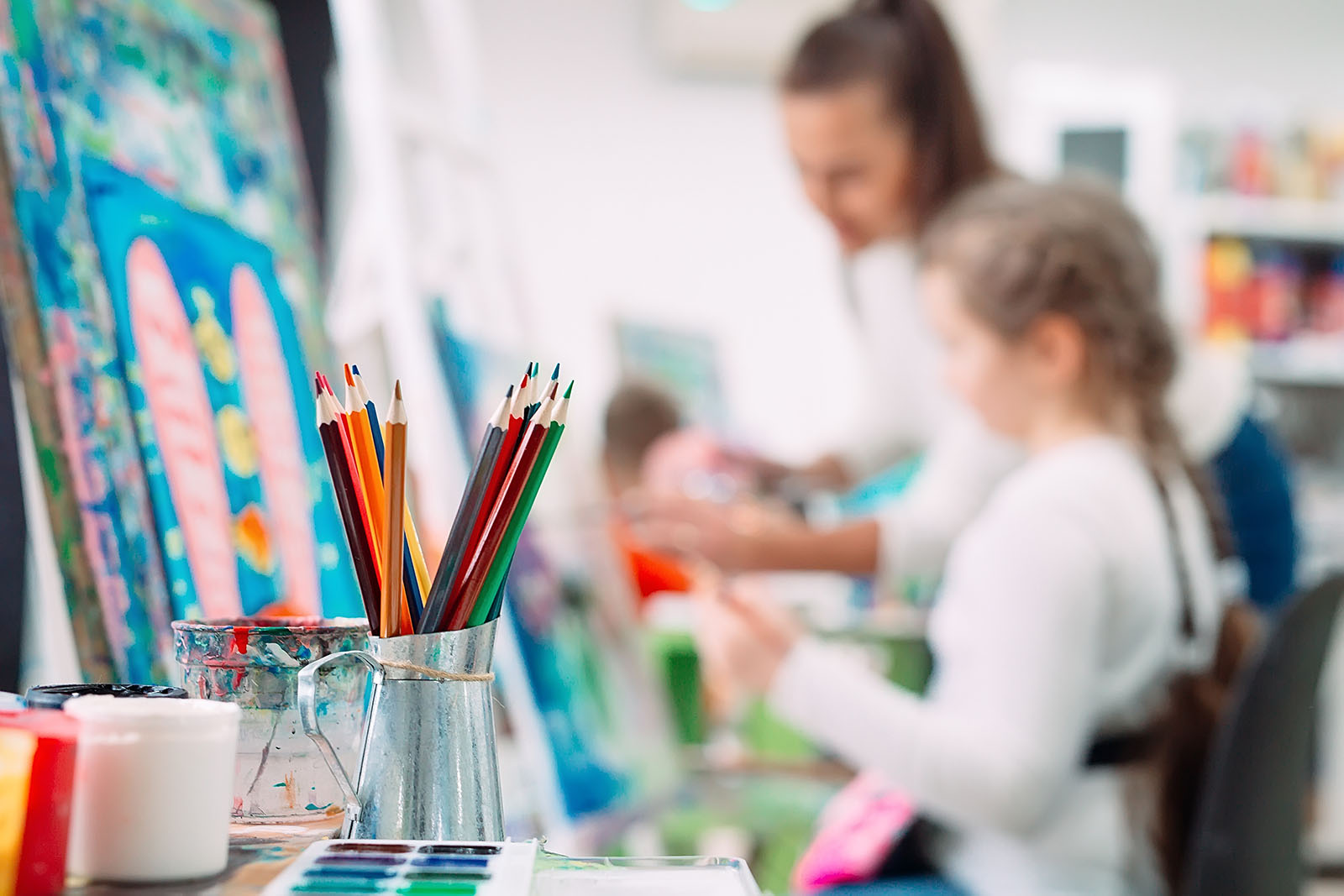 Art Classes For Kids & Families | KidzArt Studio Cary, NC